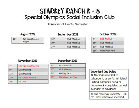 Special Olympics | Starkey Ranch K-8